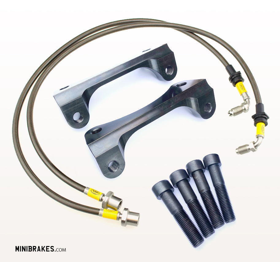 Mini R53 / R56 Adapter Caliper Brackets for Alfa Romeo 330mm Brembo Ca ...